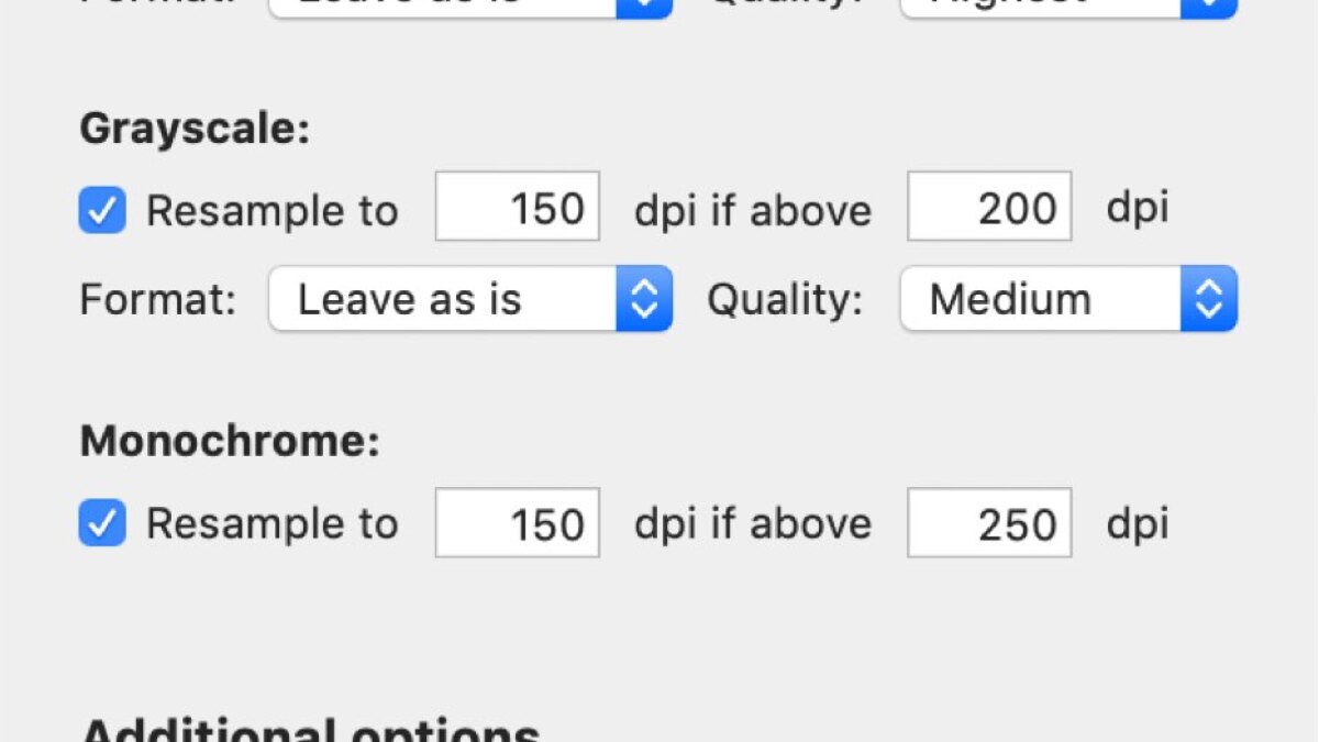 how to make pdf file size smaller