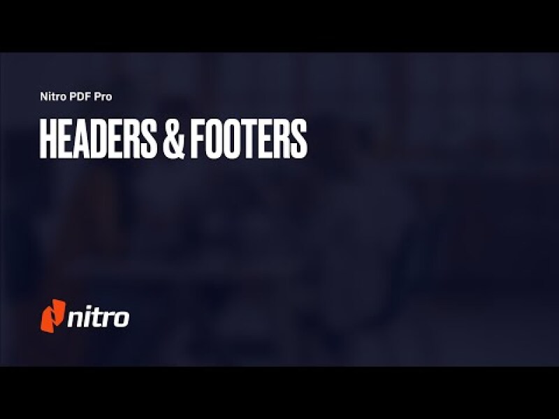 Nitro PDF Pro - Video Library | Nitro