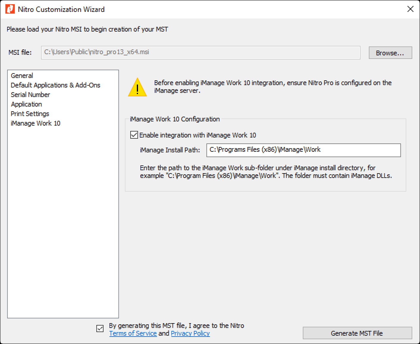 Deploying iManage Work 10 | Nitro