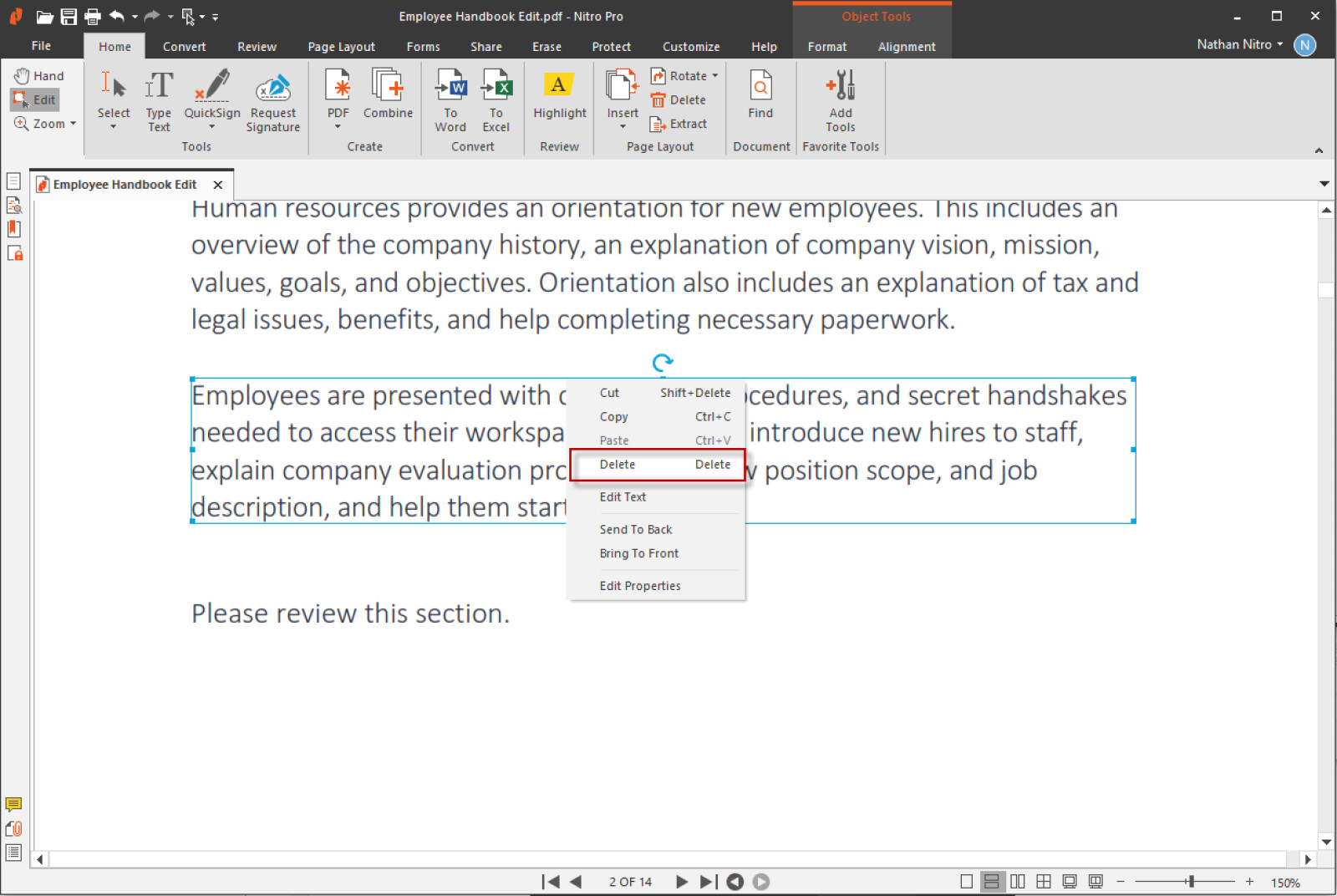 How To Add Or Edit Text In A Pdf | Nitro