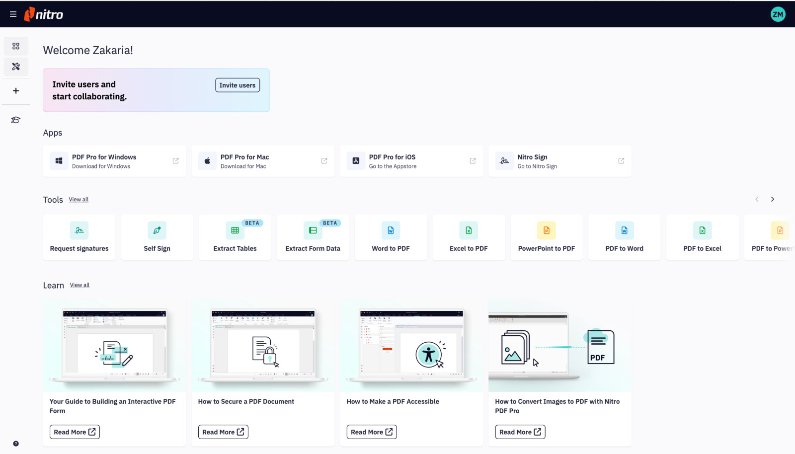 Preferences for Workspace| Nitro Admin