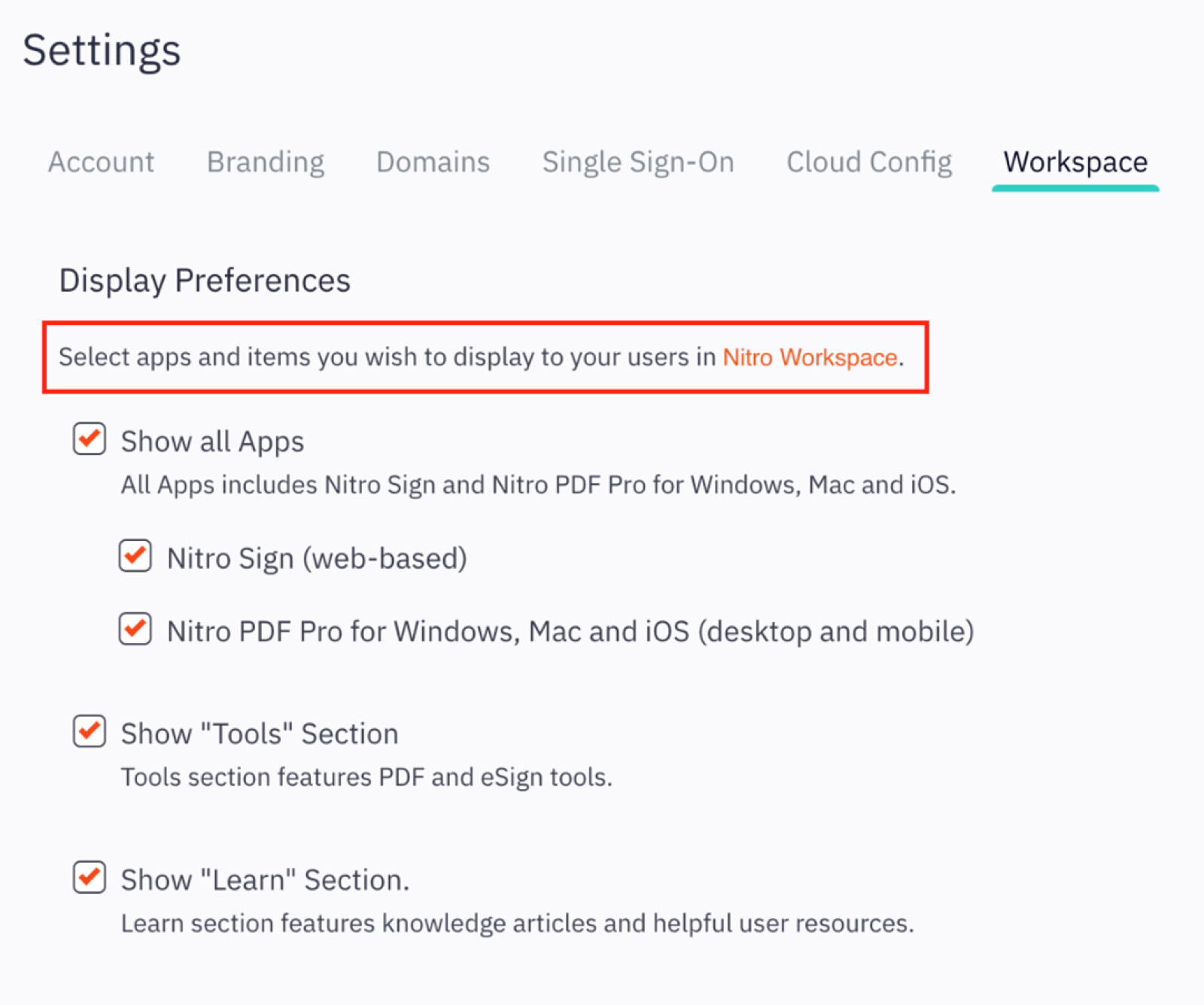 Getting Started in Nitro Workspace